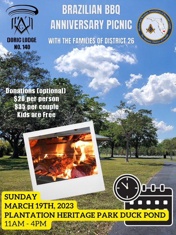 2023 Spring Picnic | Doric Lodge No. 140